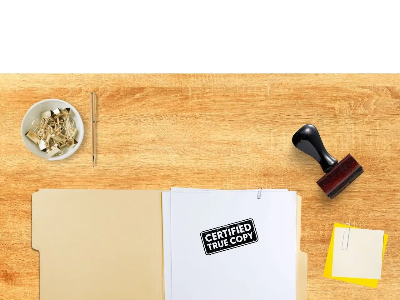 What’s the difference between a Certified True Copy and a Notarized Copy